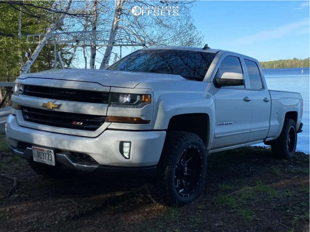 2019 Chevrolet Silverado 1500 with 20x10 -19 Ballistic Rage 959 and 33/ ...