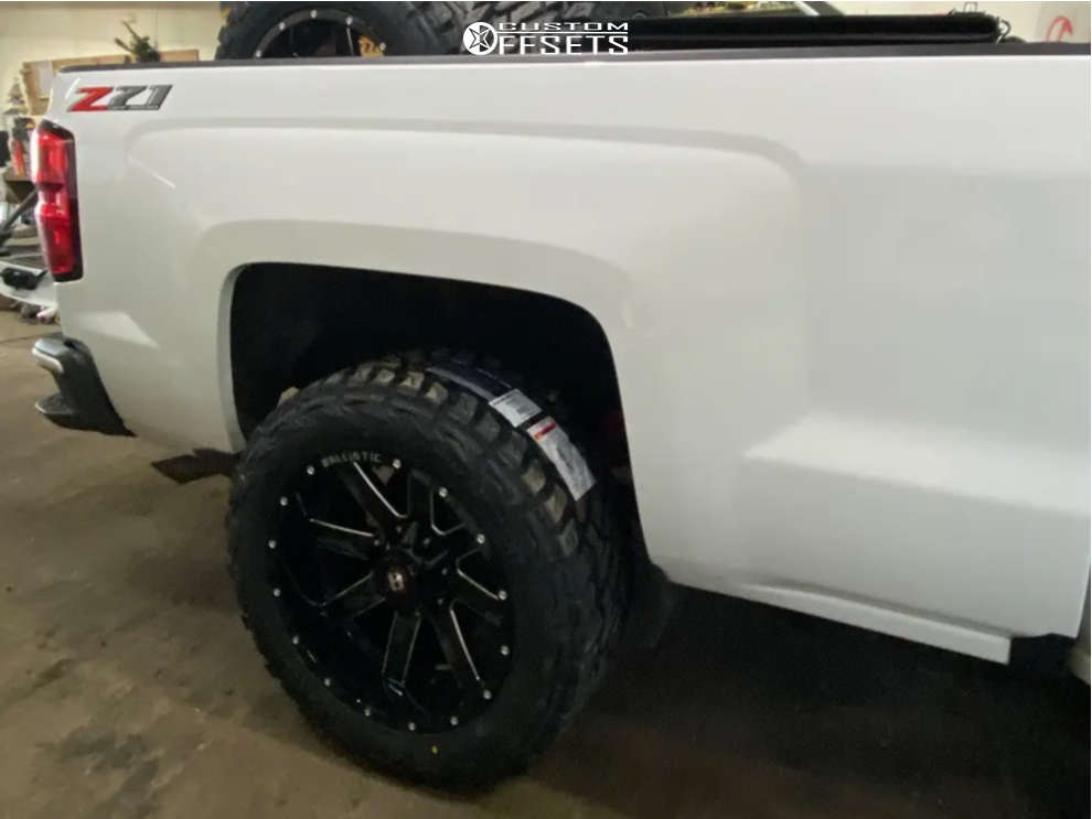 2019 Chevrolet Silverado 1500 with 20x10 -19 Ballistic Rage 959 and 33/ ...