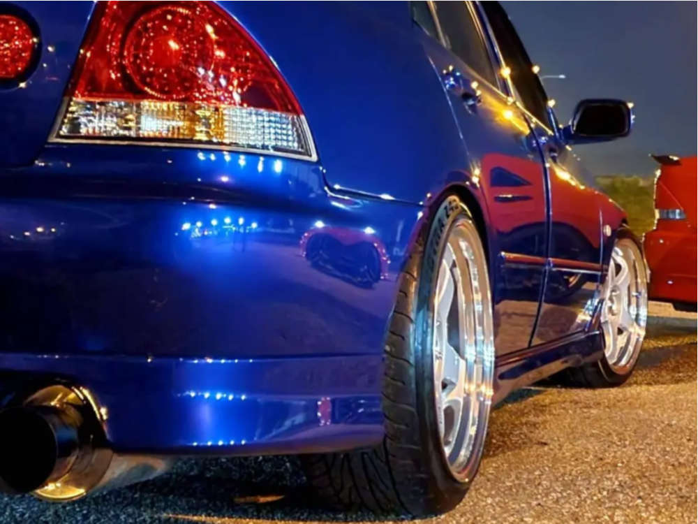 2005 Lexus IS300 with 18x9 37 SSR Professor Sp1 and 225/40R18 Maxxis ...