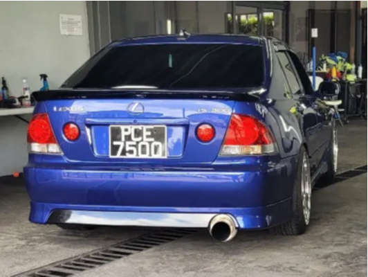 2005 Lexus IS300 with 18x9 37 SSR Professor Sp1 and 225/40R18 Maxxis Victra and Coilovers ...