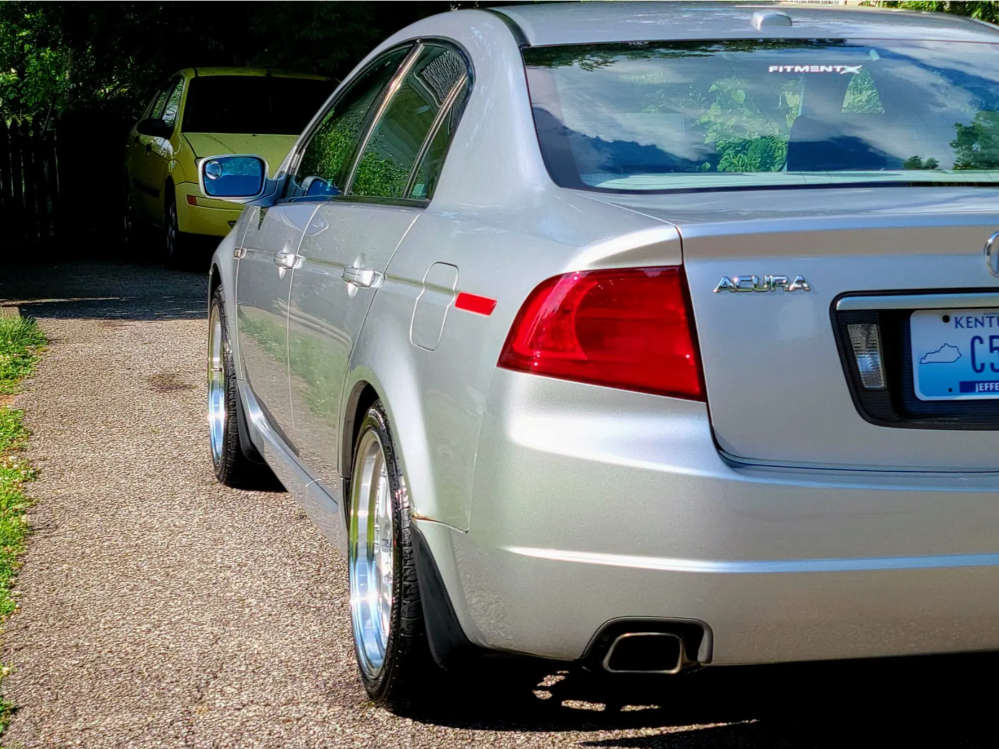 2006 Acura TL with 18x8.5 35 Aodhan DS01 and 235/40R18 Vercelli Strada ...