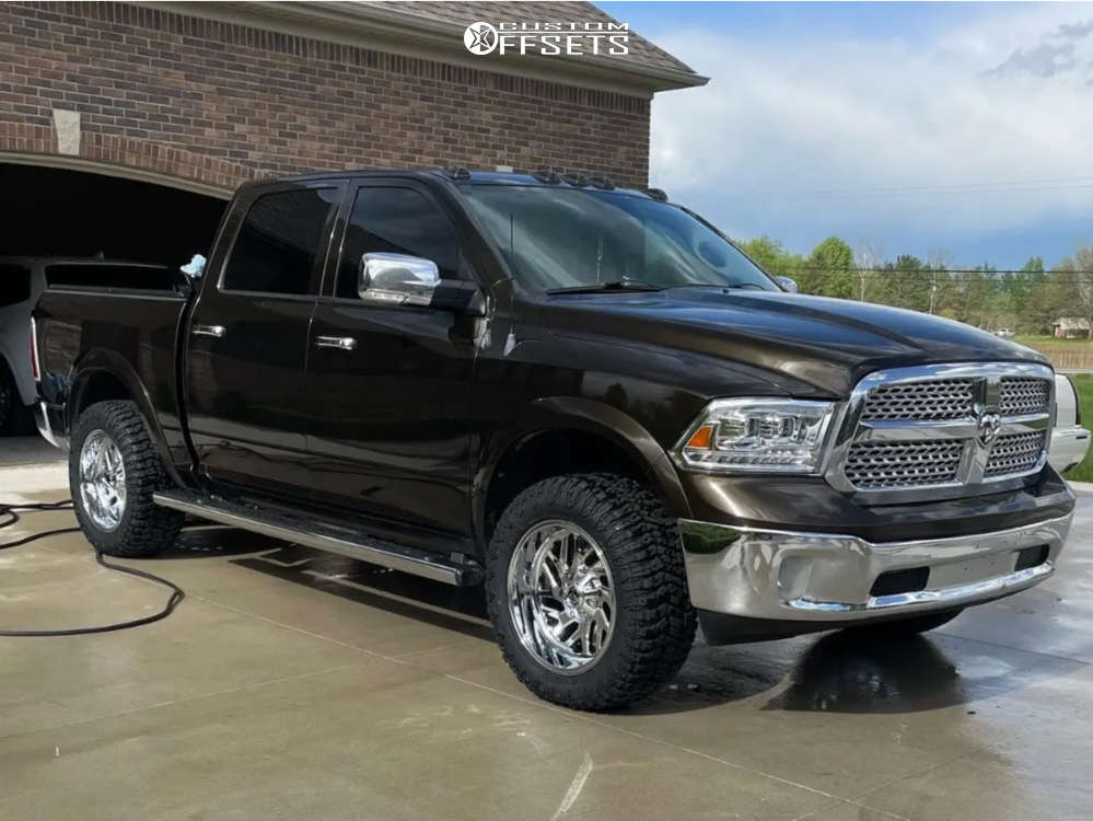 2013 Ram 1500 with 20x10 -18 Fuel Triton and 33/12.5R20 Radar Renegade ...