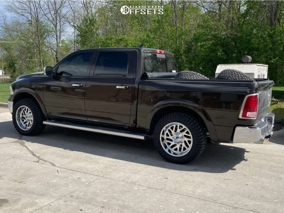2013 Ram 1500 with 20x10 -18 Fuel Triton and 33/12.5R20 Radar Renegade ...