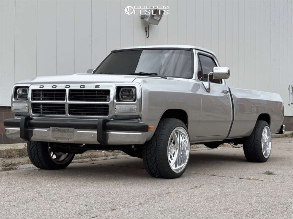 1992 Dodge D250 with 20x12 -40 American Force Trax SS and 285/40R20 ...