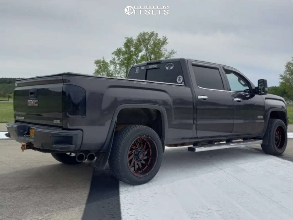 2015 GMC Sierra 1500 with 20x10 -12 Impact 811GBR and 285/50R20 ...