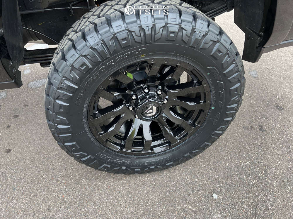2022 Ram 3500 with 20x9 1 Fuel Blitz and 35/12.5R20 Nitto Ridge ...