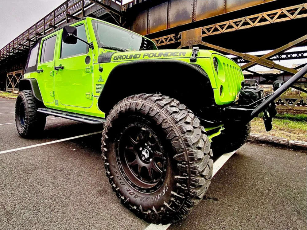2012 Jeep Wrangler with 18x9 -12 Mamba M27 and 37/13.5R18 Atturo Trail ...