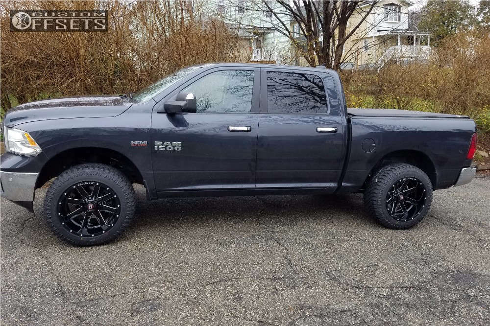 2014 Ram 1500 with 20x12 -44 Ballistic Rage and 33/12.5R20 Atturo Trail ...