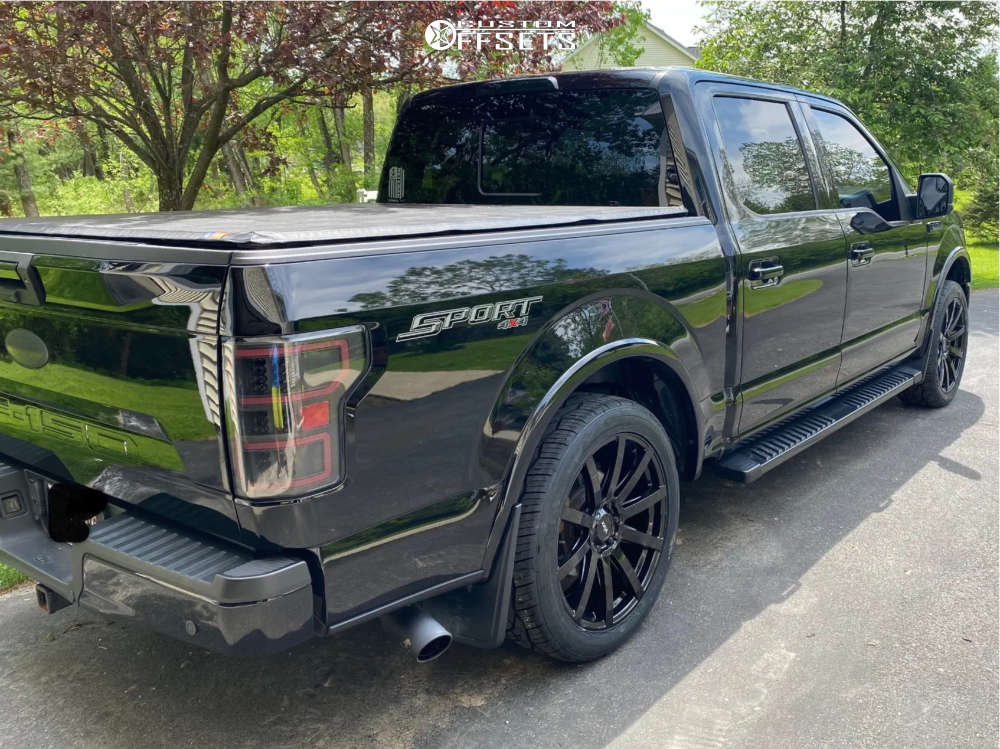 2018 Ford F-150 with 22x9 30 Voxx Vento and 275/45R22 Nitto Nt420v and ...