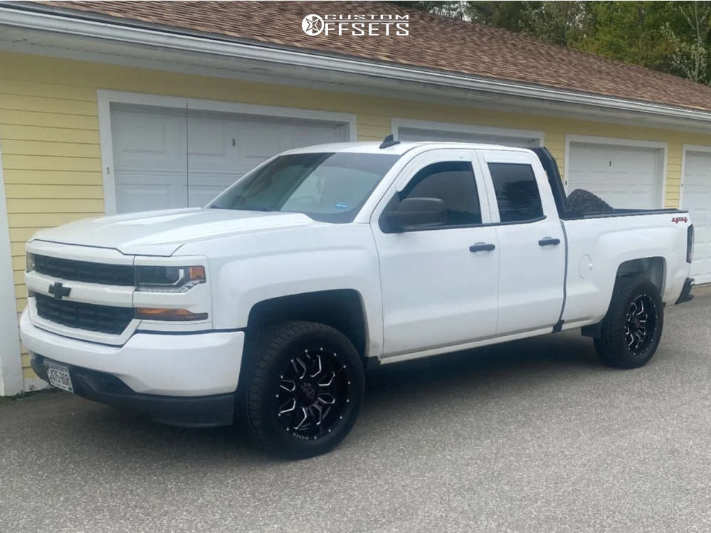 2018 Chevrolet Silverado 1500 with 20x9 -12 Wicked Offroad W909 and 275 ...