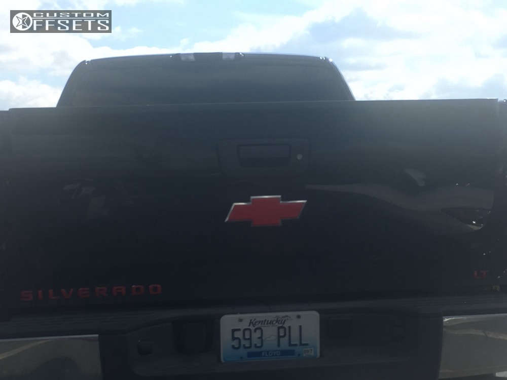 2013 Chevrolet Silverado 1500 with 18x9 18 Mayhem Assault and 265/70R18 ...