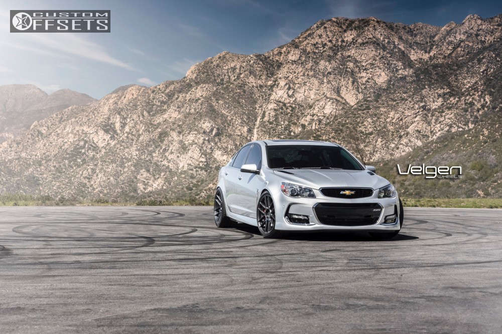 2017 Chevrolet SS with 20x9 35 Velgen Vmb6 and 255/35R20 Pirelli P-zero ...