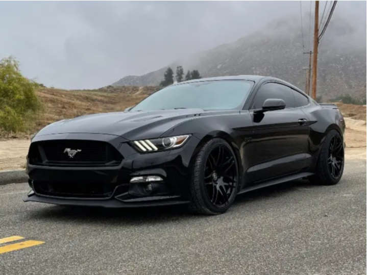 2016 Ford Mustang with 20x11 56 Forgestar F14 and 255/35R20 Nitto Nt555 ...