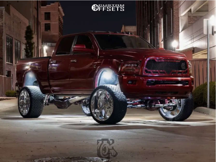 2014 Ram 2500 with 26x14 -76 Hostile Forged Tomahawk and 35/15.5R26 ...