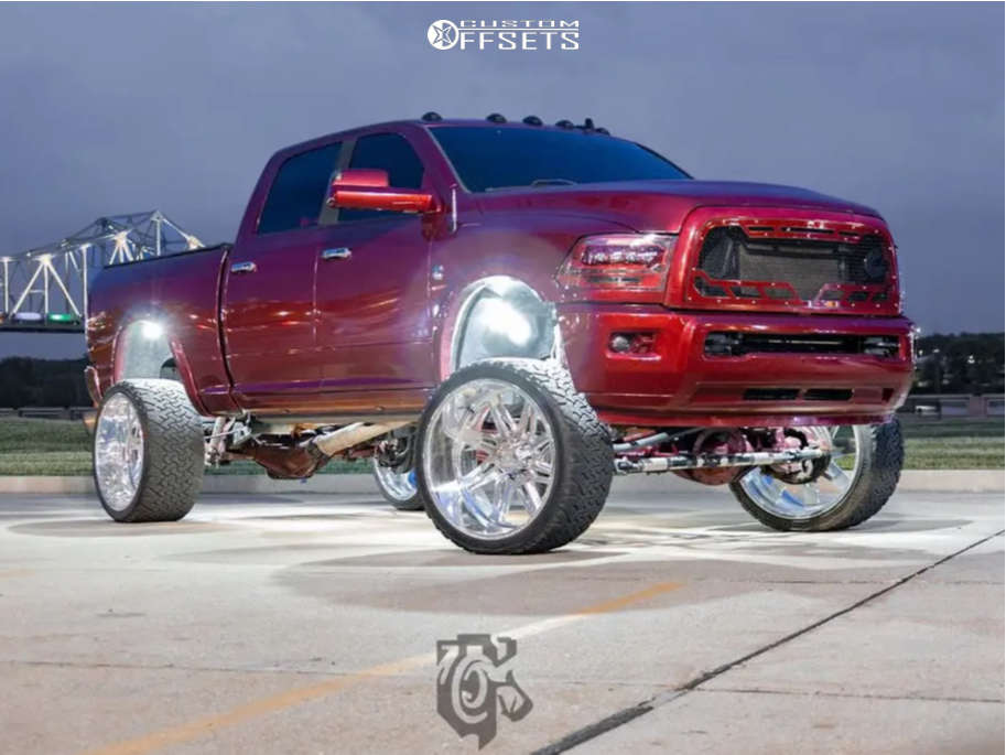 2014 Ram 2500 with 26x14 -76 Hostile Forged Tomahawk and 35/15.5R26 ...