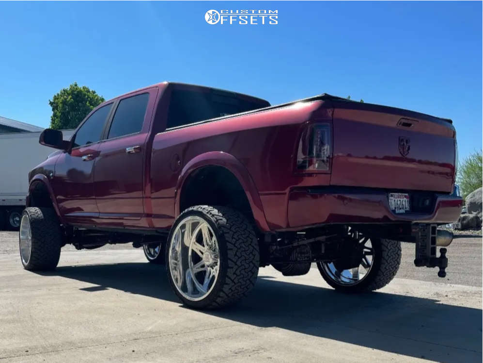 2014 Ram 2500 with 26x14 -76 Hostile Forged Tomahawk and 35/15.5R26 ...