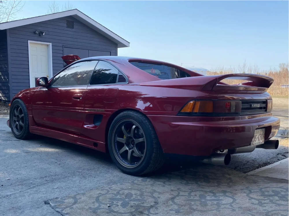 1993 Toyota MR2 with 17x8 35 WedsSport Sa-90 and 215/45R17 Firestone ...