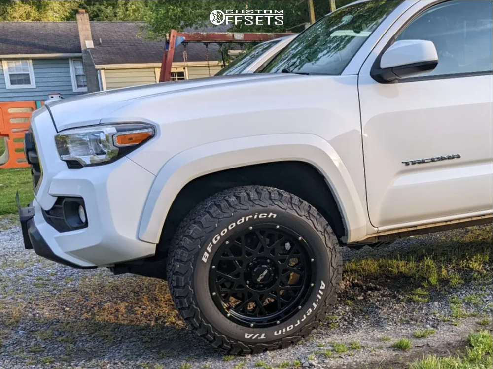 2018 Toyota Tacoma with 18x9 -12 Vision Rocker and 285/60R18 BFGoodrich ...