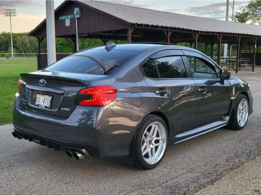 2021 Subaru WRX with 18x9.5 35 ESR Cs15 and 265/35R18 Toyo Tires Proxes ...