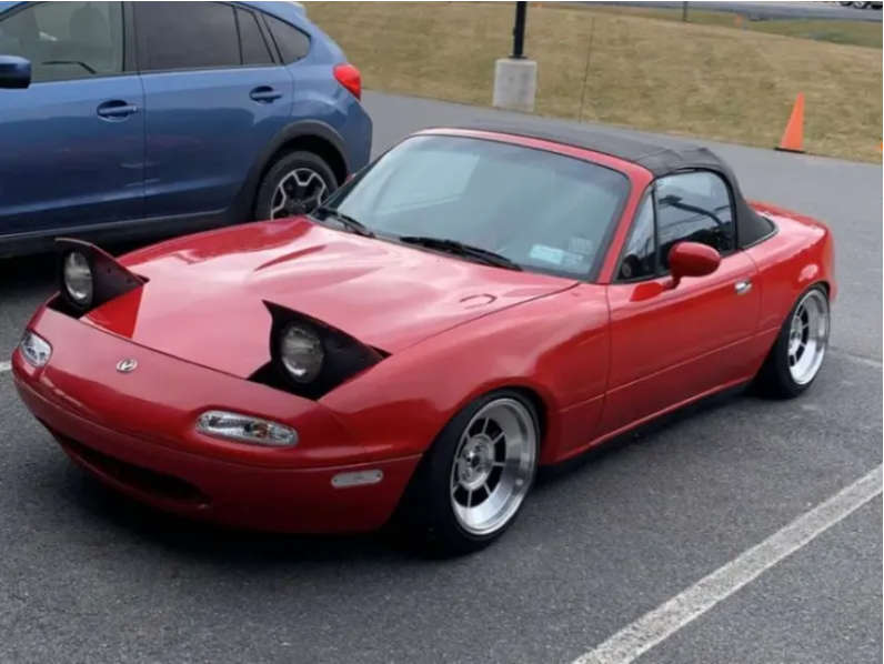 1990 Mazda Miata with 15x8 10 Rota Shakotan and 195/45R15 Toyo Tires ...