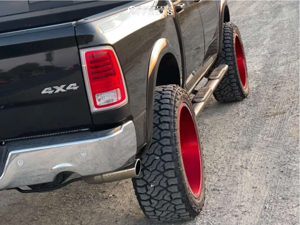 2016 Ram 1500 with 24x12 -44 Axe Offroad AX1.2 and 37/13.5R24 Venom ...