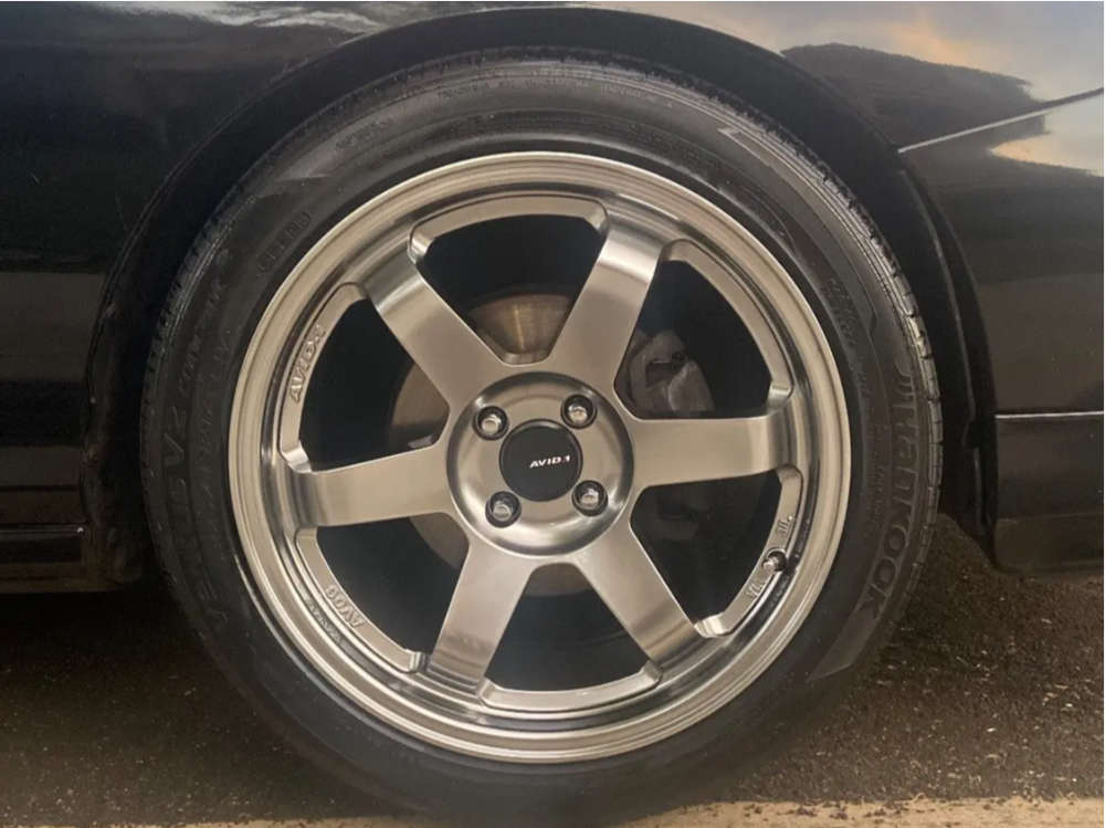 1997 Acura Integra with 17x8 35 AVID1 Av6 and 225/45R17 Hankook Ventus ...