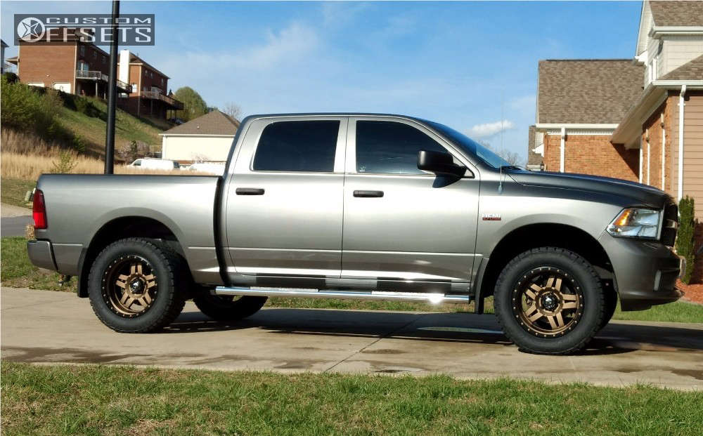 2013 Ram 1500 with 20x10 -18 Fuel Anza and 305/55R20 Nitto Terra ...