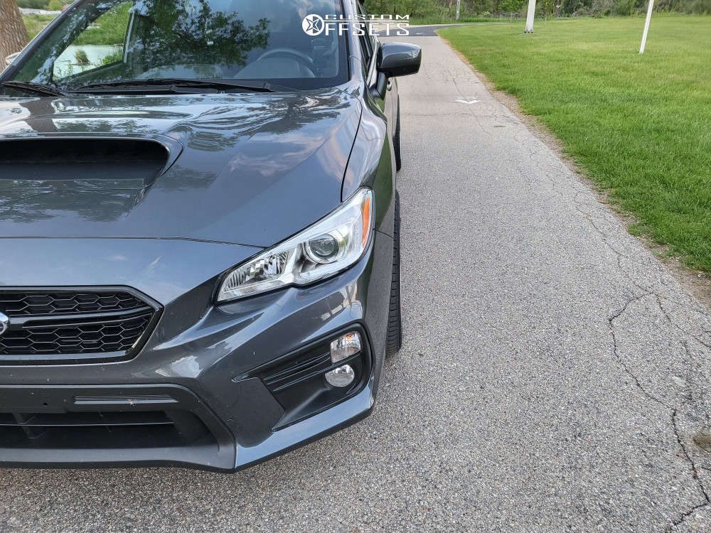 2021 Subaru WRX with 18x9.5 38 ESR Cs15 and 265/35R18 Toyo Tires Proxes ...