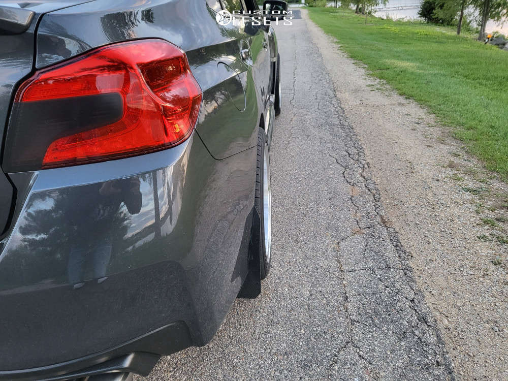 2021 Subaru WRX with 18x9.5 38 ESR Cs15 and 265/35R18 Toyo Tires Proxes ...