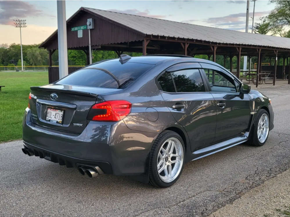 2021 Subaru WRX with 18x9.5 38 ESR Cs15 and 265/35R18 Toyo Tires Proxes ...