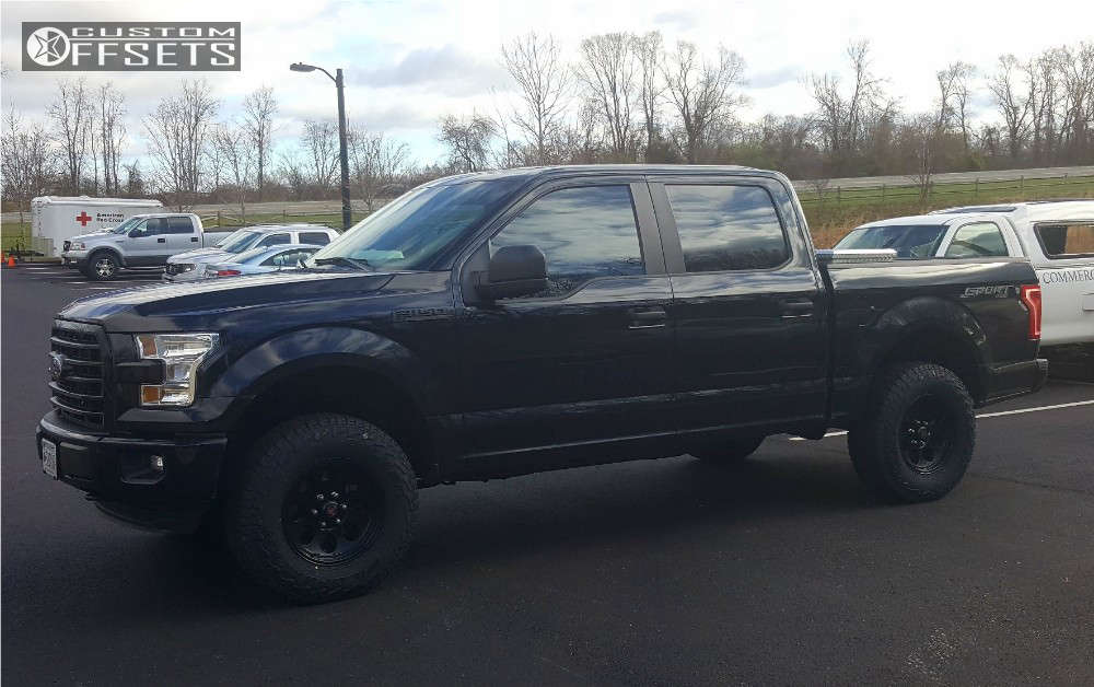 2016 Ford F-150 with 17x8.5 12 Level 8 Tracker and 285/70R17 Falken ...
