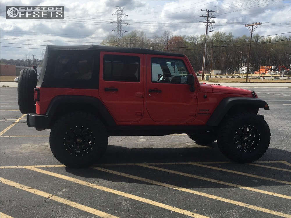 2015 Jeep Wrangler with 18x10 -24 Moto Metal MO962 and 37/13.5R18 Toyo ...