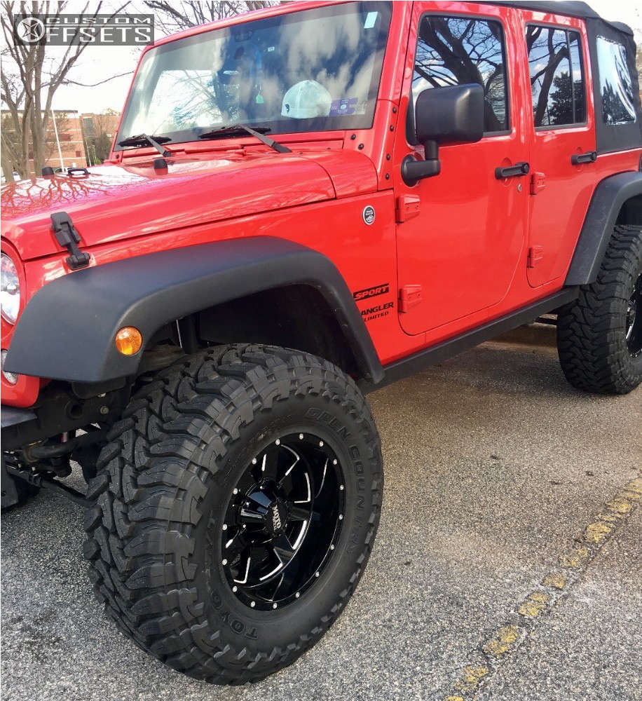 2015 Jeep Wrangler with 18x10 -24 Moto Metal MO962 and 37/13.5R18 Toyo ...