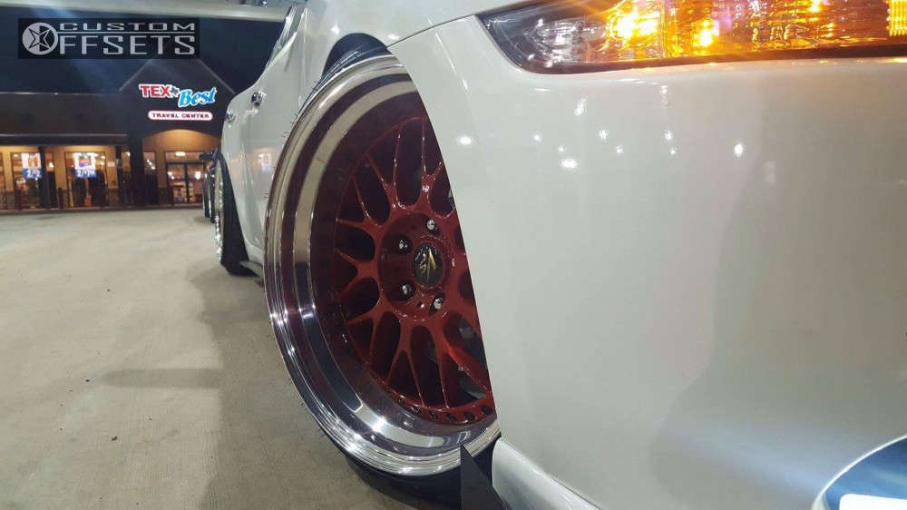 2014 Nissan Maxima with 19x10 12 Work VS XX and 245/30R19 Ironman All ...