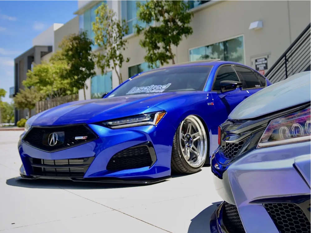2022 Acura TLX with 19x10.5 20 SevenK Featherlight Rem3x and 245/35R19 ...