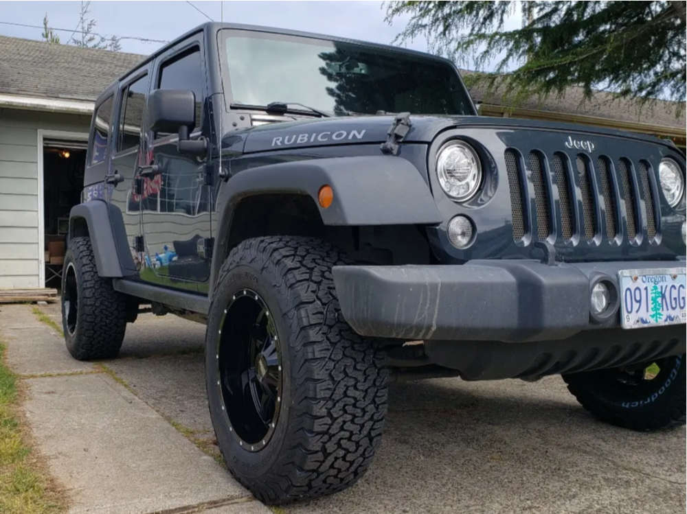 2017 Jeep Wrangler with 18x10 -24 Moto Metal Mo970 and 285/65R18 ...