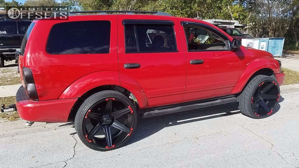 2005 Dodge Durango with 26x12 -45 Tuff T12 and 305/30R26 Fullway Hs288 ...