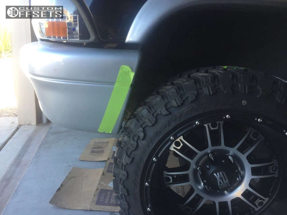 2002 Dodge Durango with 20x12 -44 XD Xd809 and 285/50R20 Atturo Trail ...