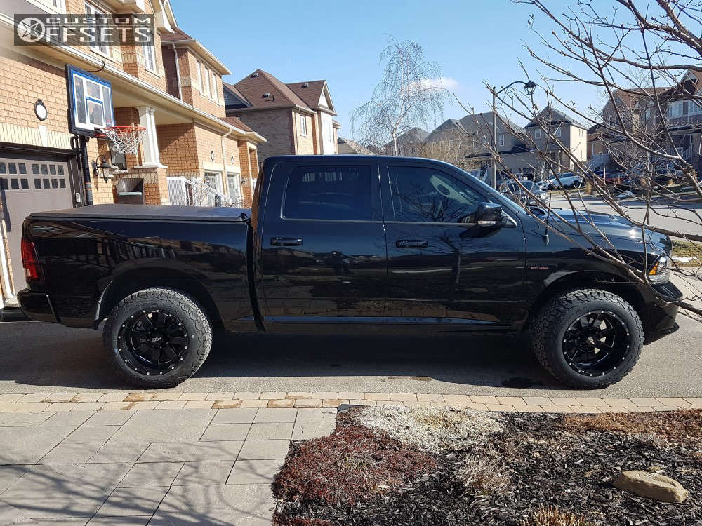 2017 Ram 1500 with 20x12 -44 Moto Metal MO962 and 305/55R20 BFGoodrich ...