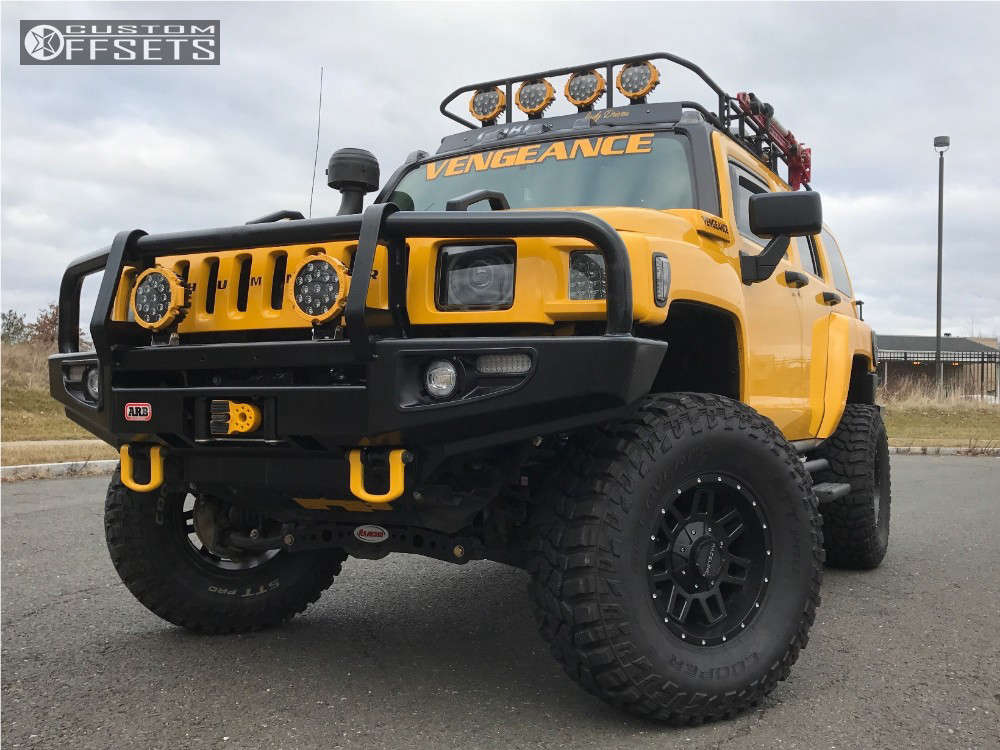 2007 Hummer H3 with 16x8 0 Raceline Injector and 35/12.5R16 Cooper ...