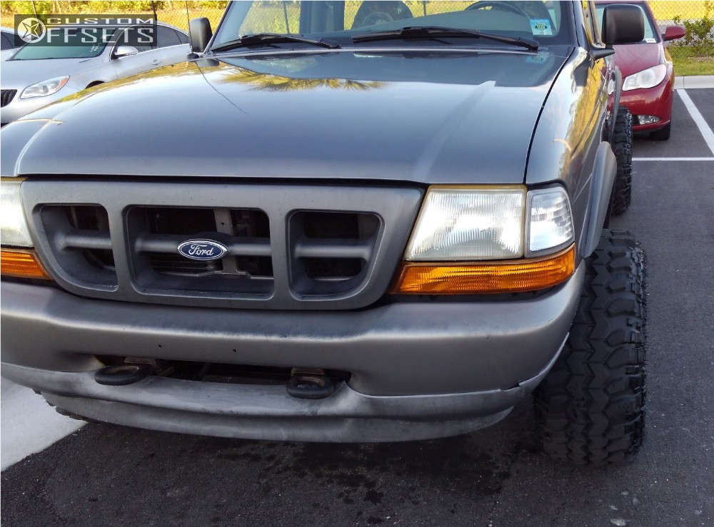 1999 Ford Ranger with 15x10 -38 Alloy Ion Style 171 and 30/11.5R15 ...