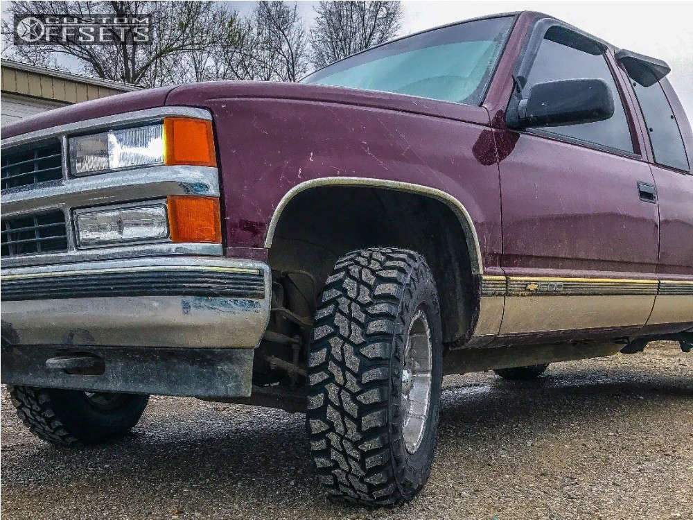 1997 Chevrolet K1500 with 16x8 0 Helo He791 and 265/75R16 Mastercraft ...