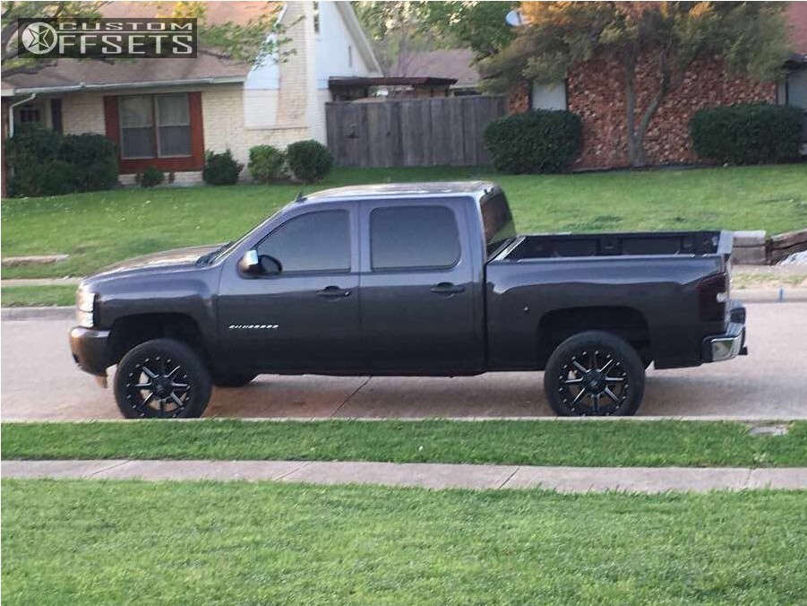 2011 Chevrolet Silverado 1500 with 20x12 -44 Fuel Maverick and 305 ...