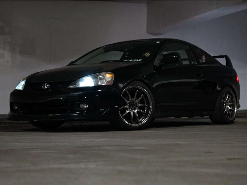 Black Acura Rsx 2006