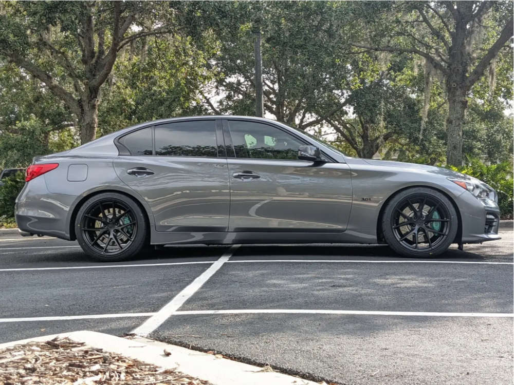 2017 INFINITI Q50 with 19x9.5 35 Aodhan Aff7 and 245/40R19 Firestone ...