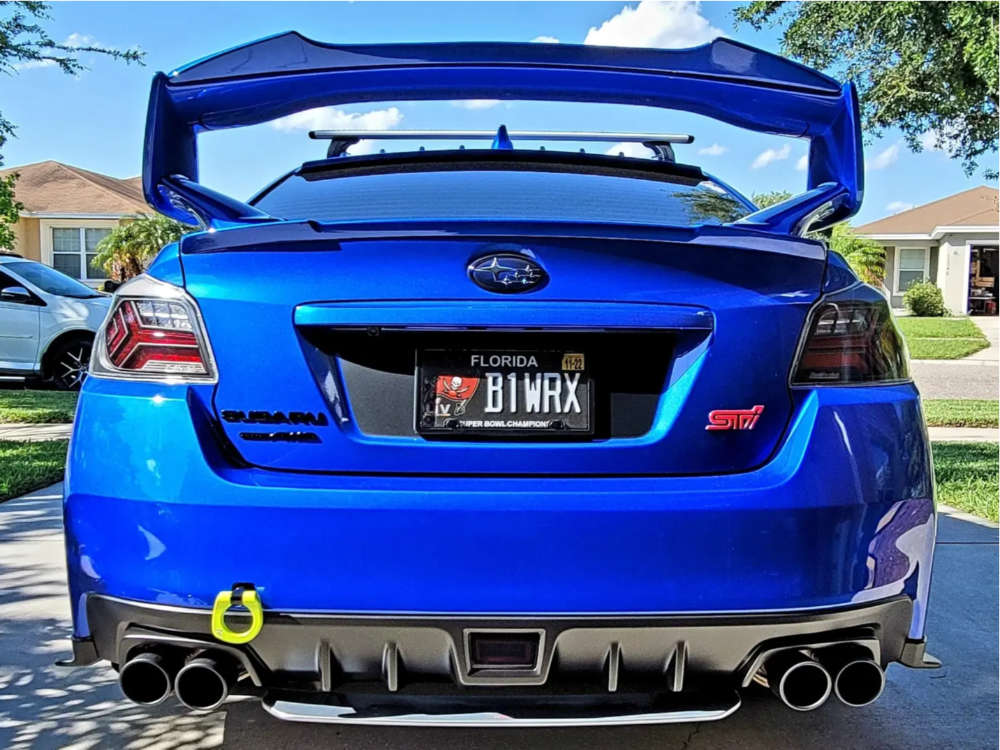 2020 Subaru WRX STI with 19x8.5 43 BBS Cir and 245/35R19 Michelin Pilot ...