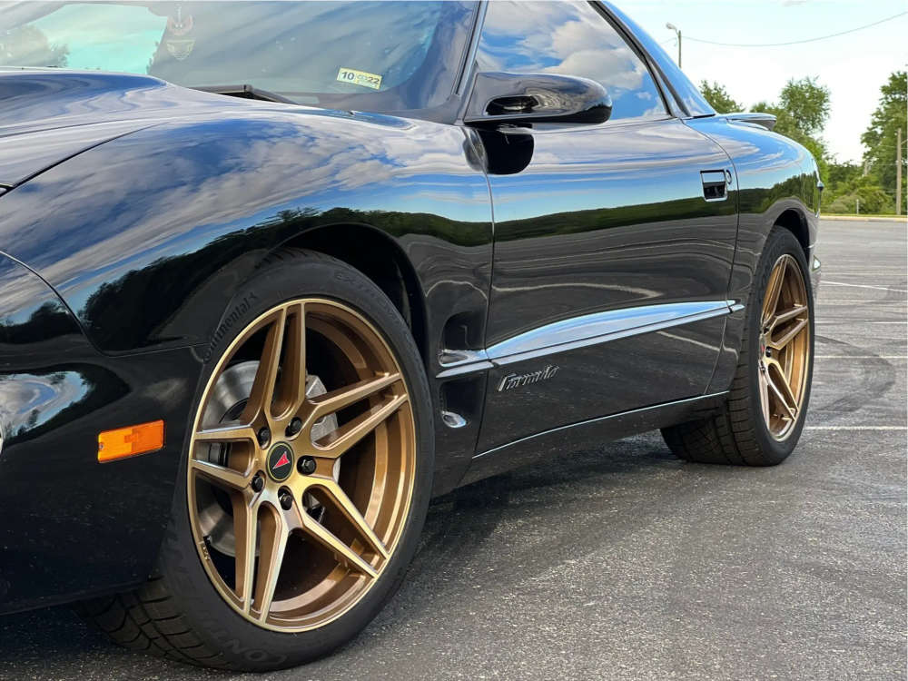 1998 Pontiac Firebird with 18x9.5 35 ESR Rf15 and 275/35R18 Continental ...