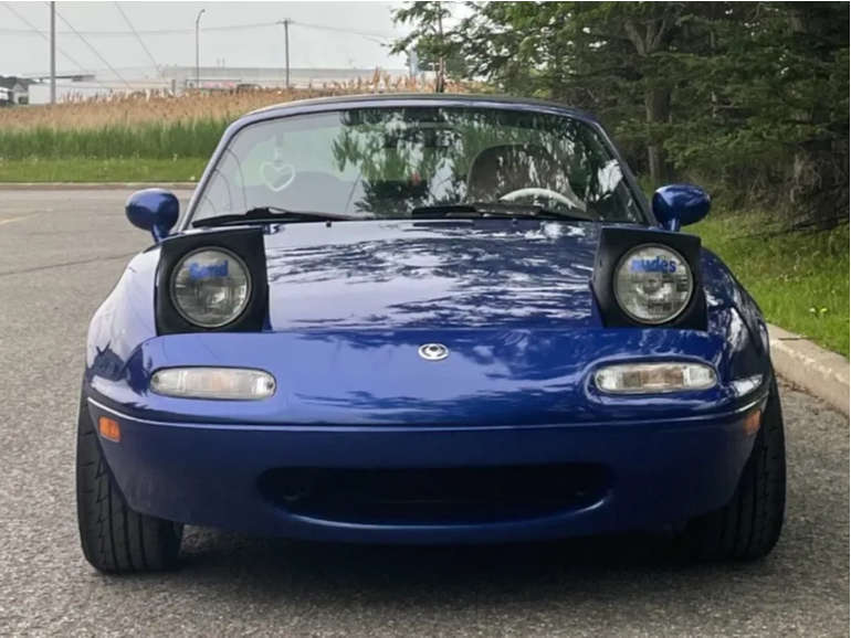 1995 Mazda Miata with 16x8 25 3SDM 0.05 and 205/45R16 Firestone ...