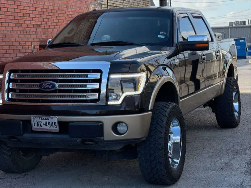 2013 Ford F-150 with 20x10 -29 Vision Sliver 360 and 35/11.5R20 Nitto ...