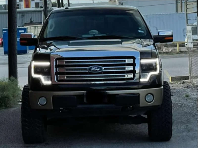 2013 Ford F-150 with 20x10 -29 Vision Sliver 360 and 35/11.5R20 Nitto ...